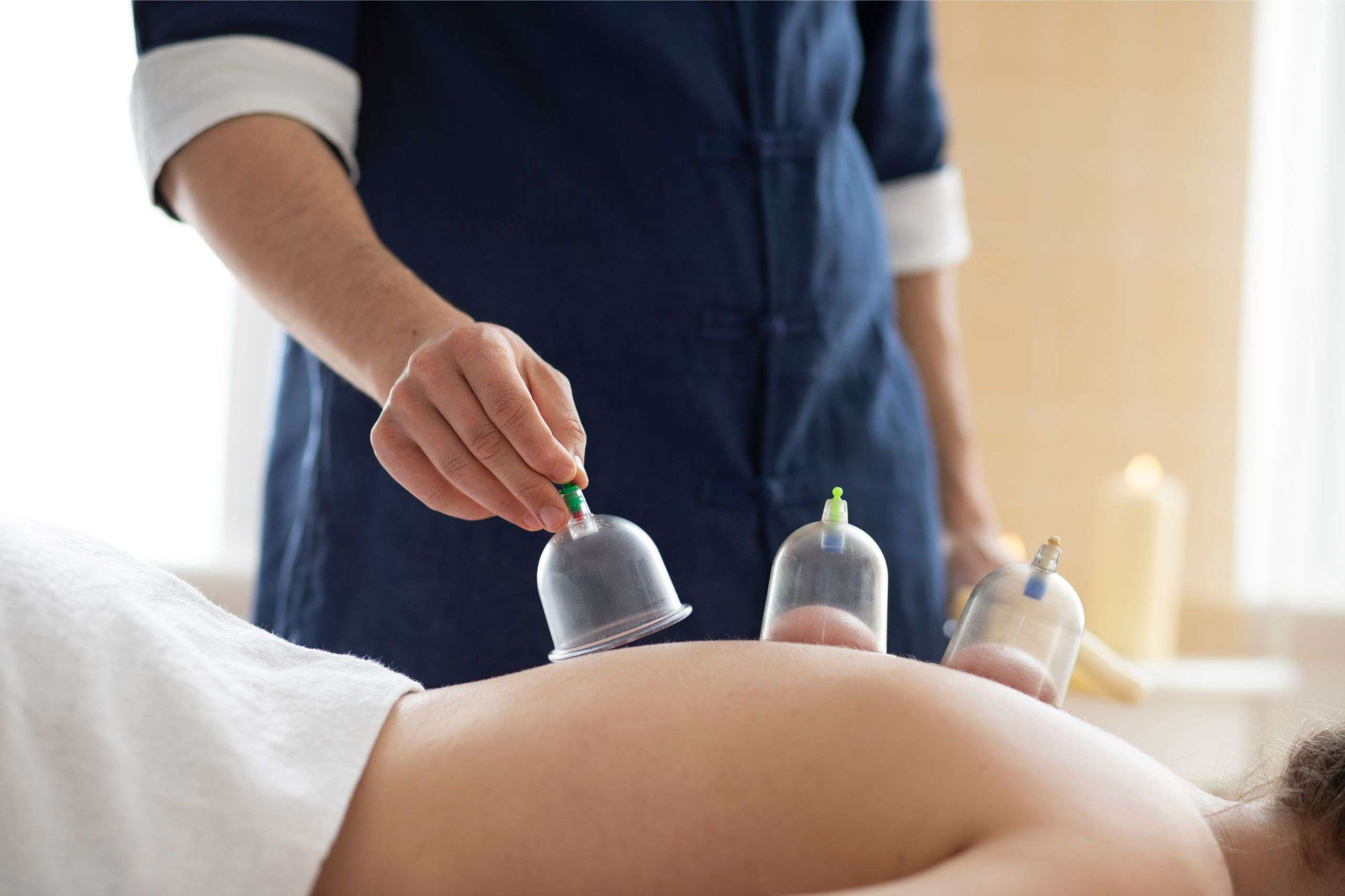 Cupping Therapy to Repair Tired Muscles - Luxury Home Spa - Full Body Massage